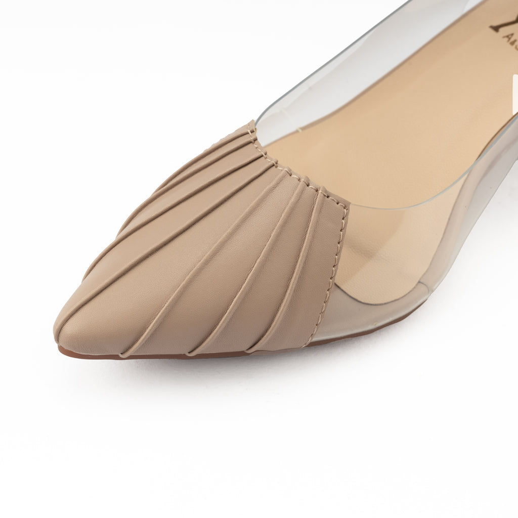 CRINKLED TOE LOW SLINGBACKS – A&S